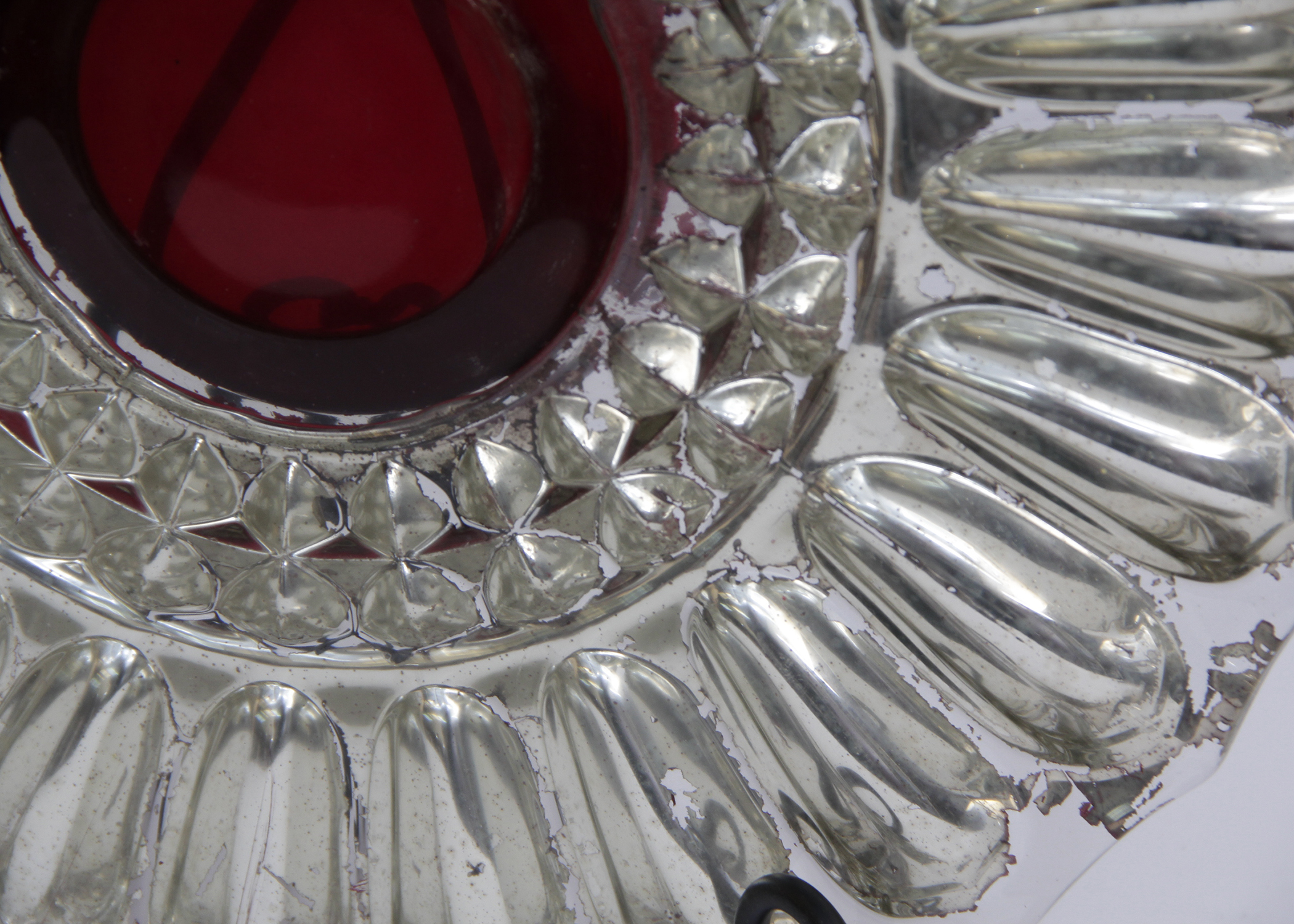 Mercury Glass Plates with Stands | EBTH