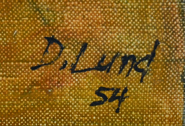 David Lund Abstract Oil Painting | EBTH