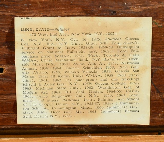 David Lund Abstract Oil Painting | EBTH