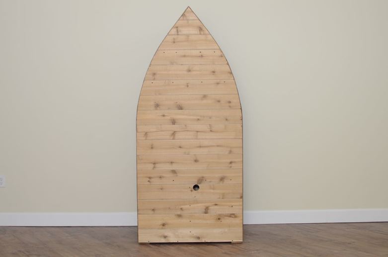 Pine Display Shelf Unit in Rowboat Shape | EBTH