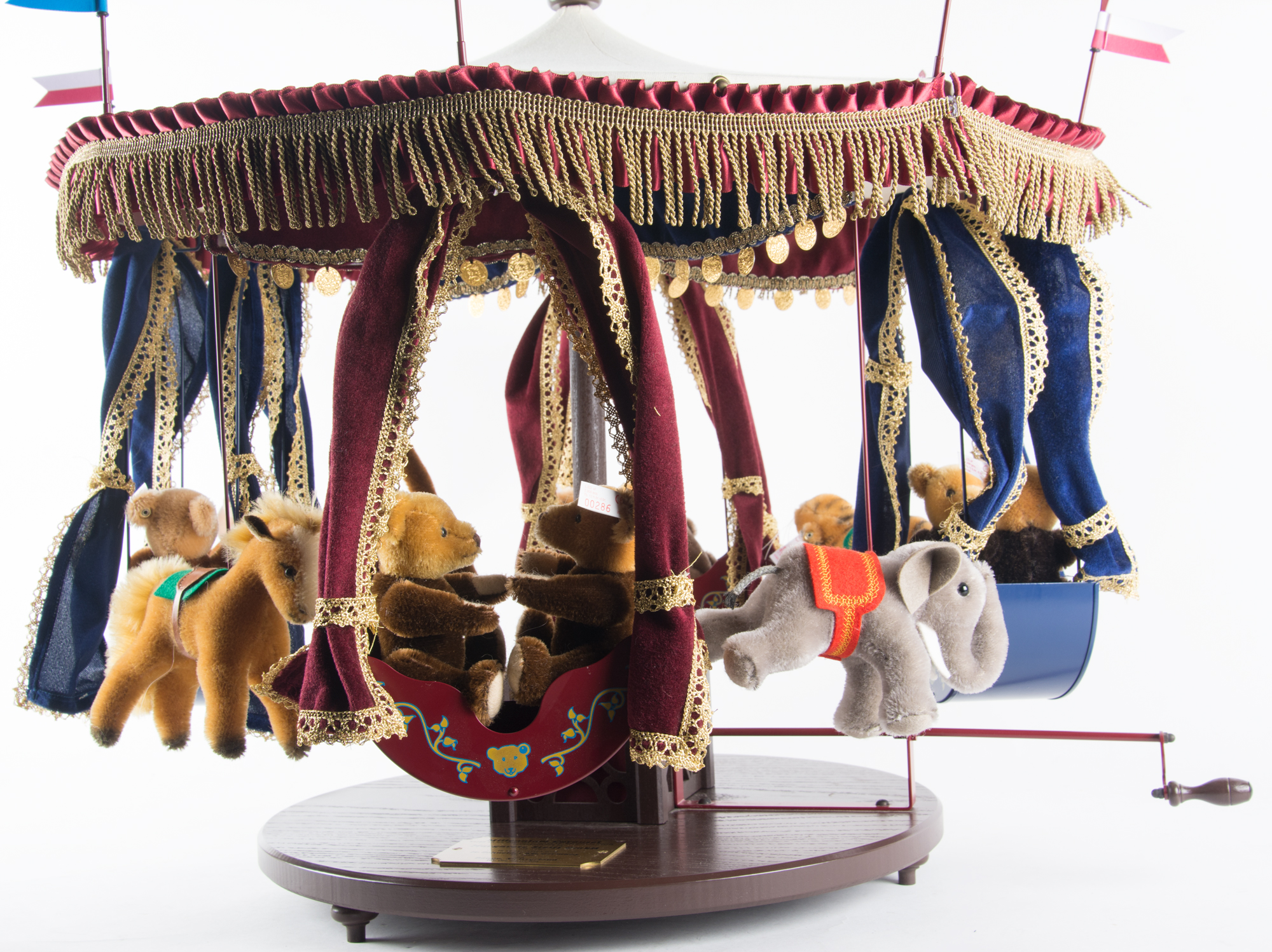Steiff Millennium Carousel, Four Gondolas, Eight Bears, and Four ...