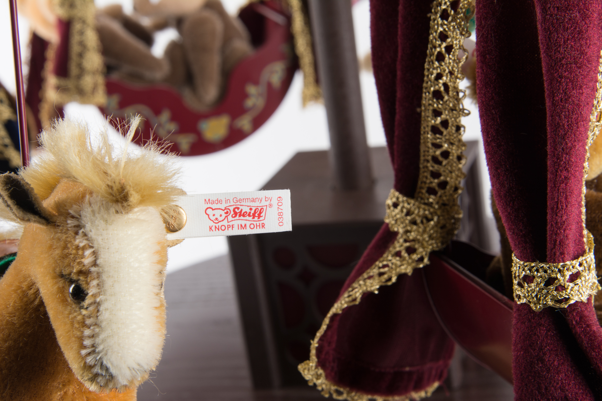 Steiff Millennium Carousel, Four Gondolas, Eight Bears, and Four ...