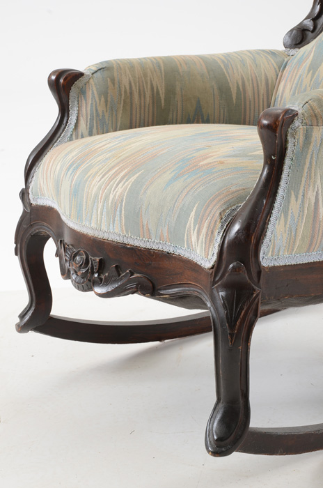 1860 Victorian Lady's Slipper Rocking Chair | EBTH