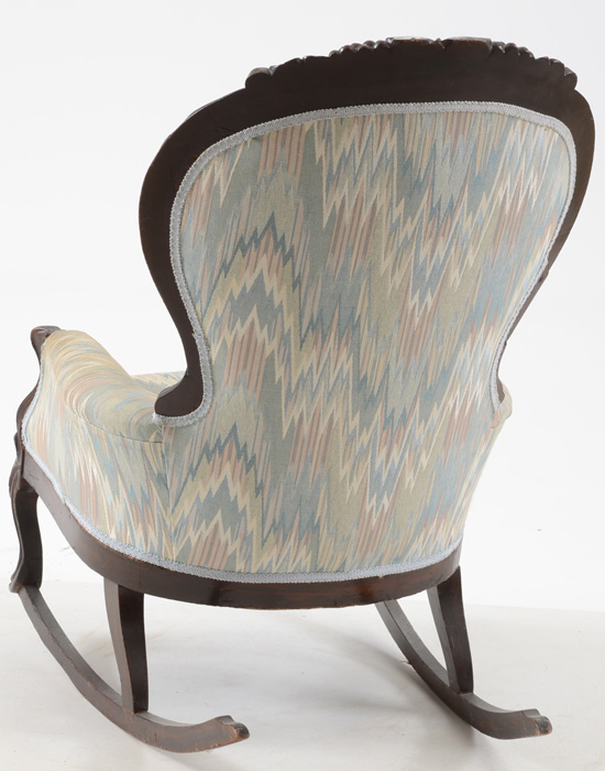 1860 Victorian Lady's Slipper Rocking Chair | EBTH