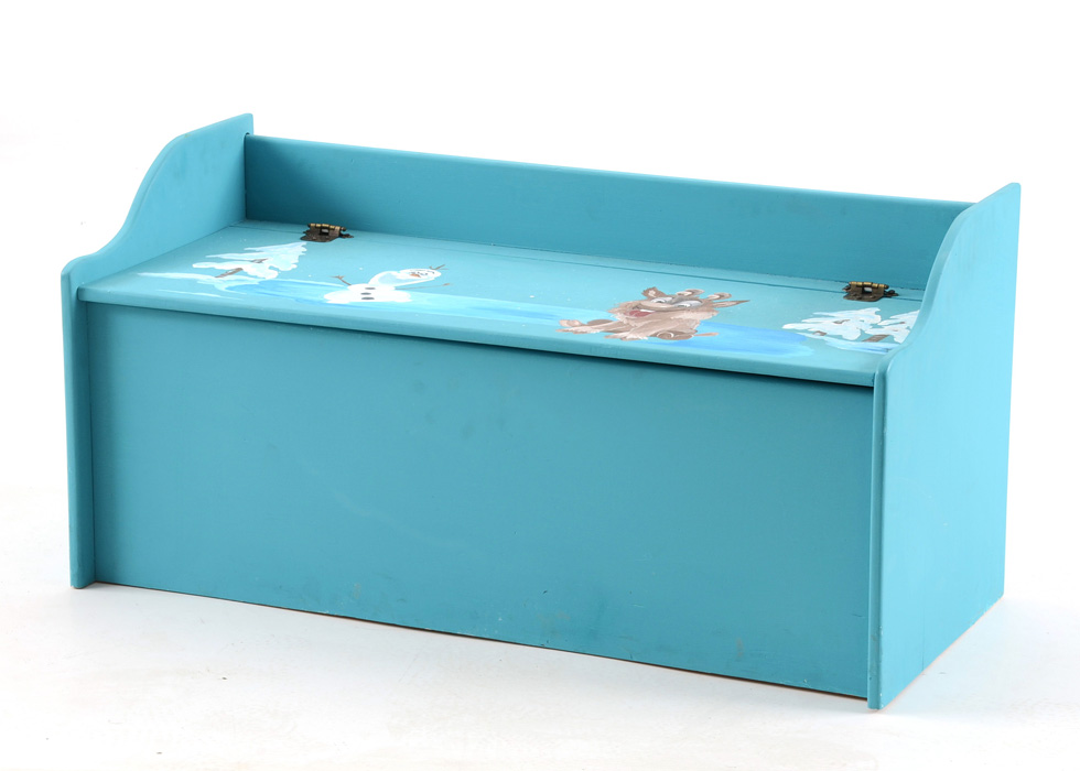 Hand-Painted "Frozen" Toy Chest | EBTH