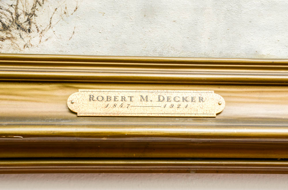 Robert Decker Oil on Canvas Painting | EBTH