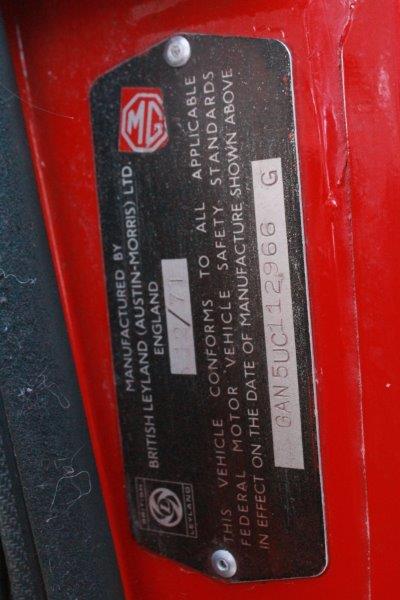 Red 1972 MG Midget Sprite Hard Top Convertible Classic Automobile | EBTH