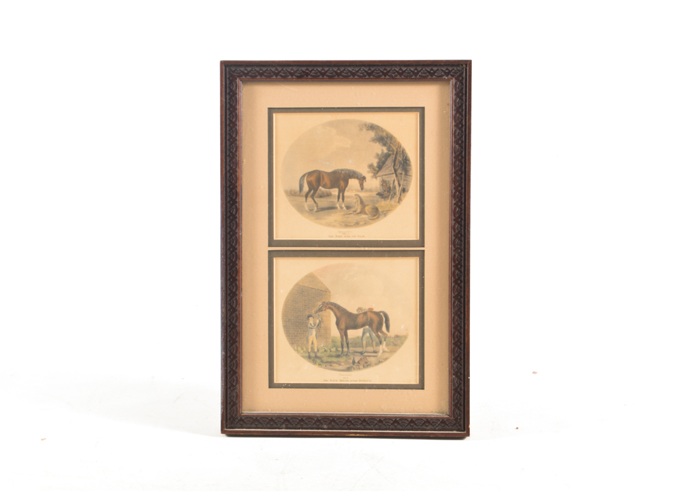 Framed 18th C. Thomas Gooch English Sporting Aquatint Etchings | EBTH
