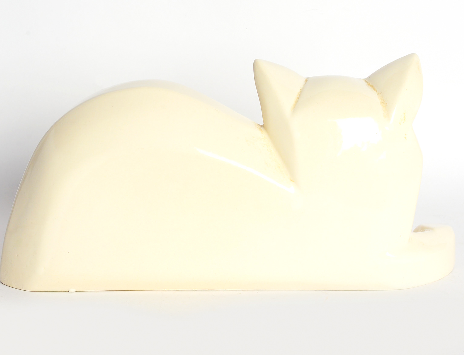 Pair of Mid-Century Hyalyn Art Cubist Cat Sculptures | EBTH