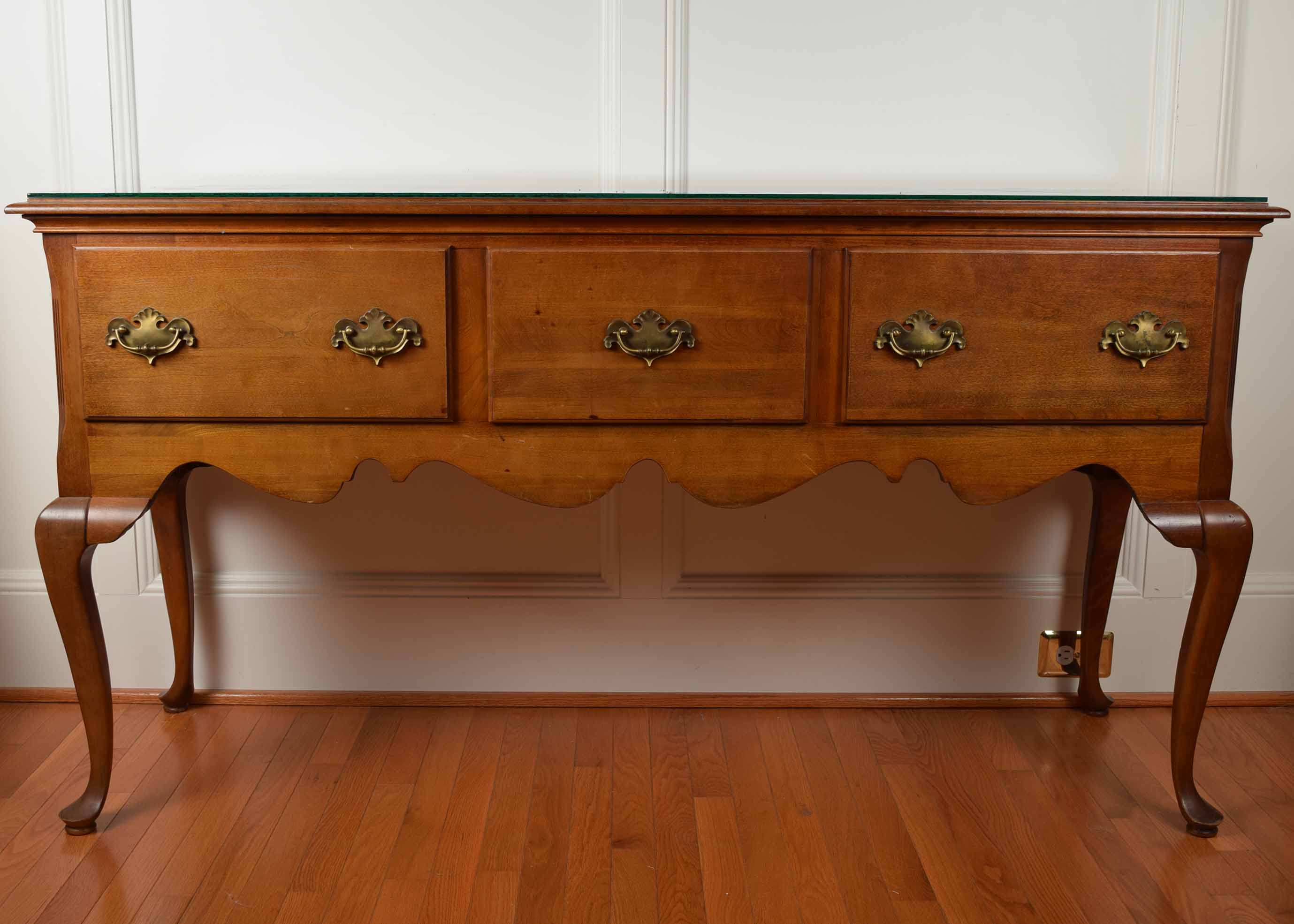 Cherry Queen Anne Style Sideboard | EBTH