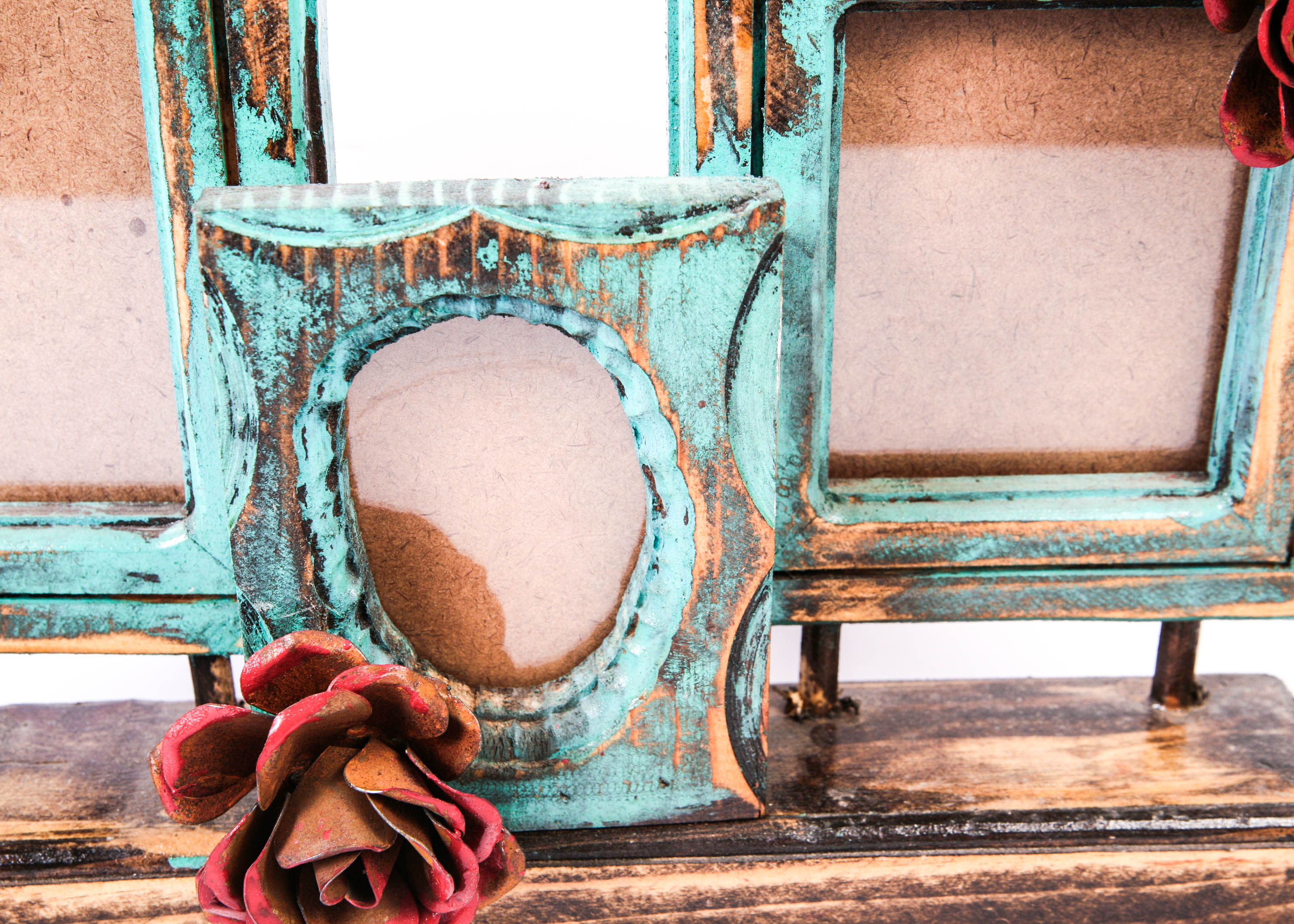 Rustic Handmade Three Frame Collage | EBTH