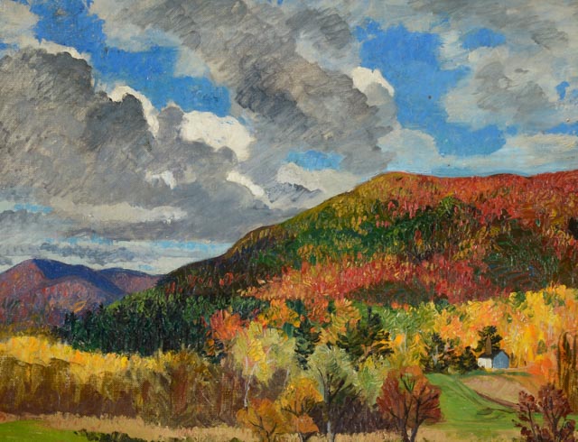 Helen Hamilton Original Oil on Canvas Landscape | EBTH