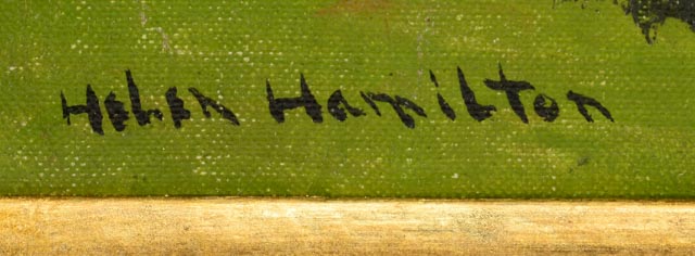 Helen Hamilton Original Oil on Canvas Landscape | EBTH