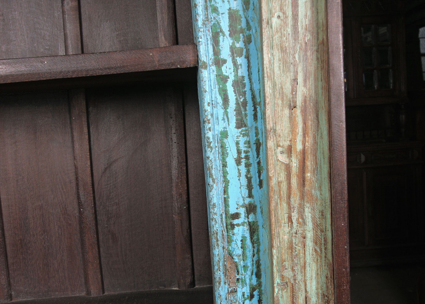 Repurposed Indian Door Frame Bookcase | EBTH