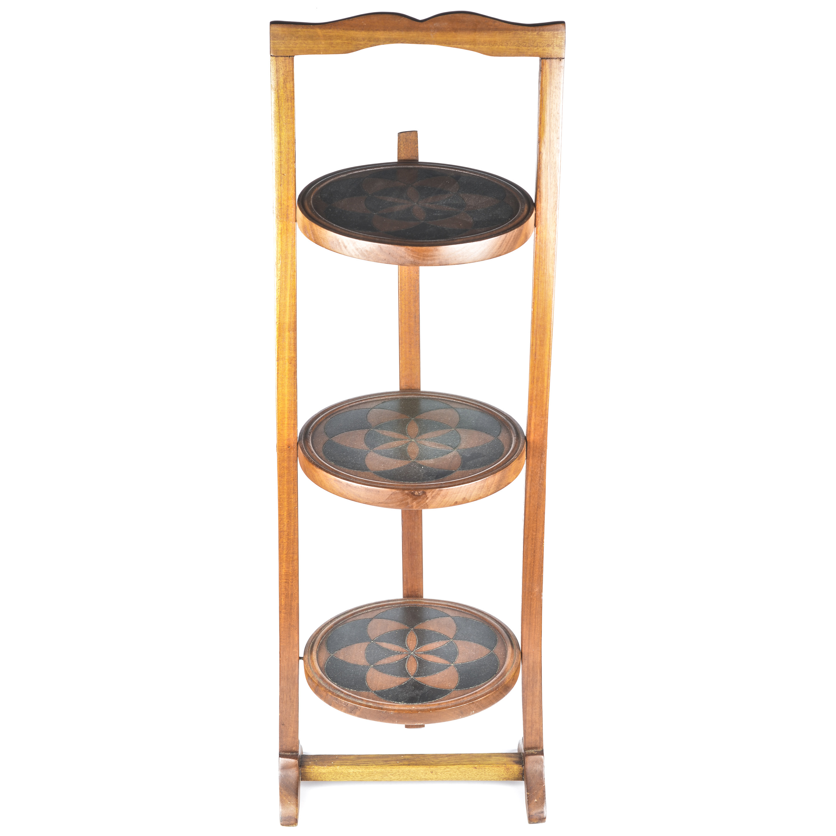 Vintage Folding Pie Stand with Decorative Design | EBTH