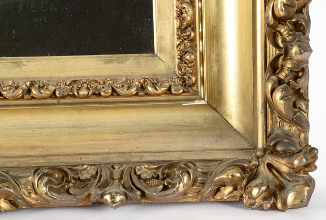 A. L. Shea Oil on Canvas Portrait | EBTH