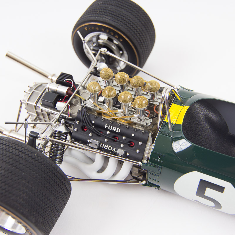 Handcrafted 1967 Lotus Type 49 #5 Race Model by Andy Mathews | EBTH