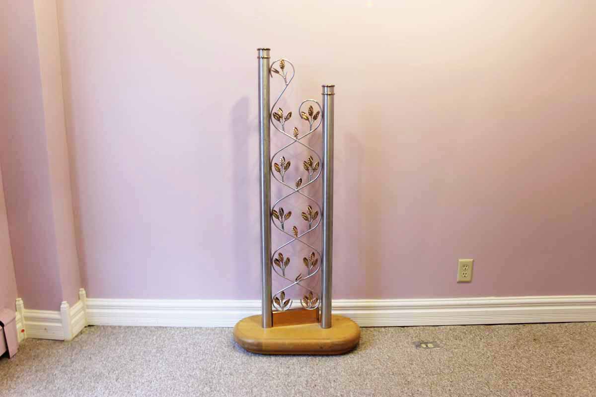 Brushed Steel Ivy Lattice Clothing Display Rack | Everything But The House