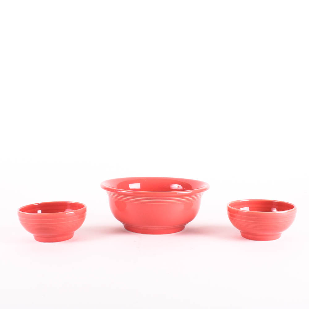 Fiestaware Bowls in Flamingo | EBTH