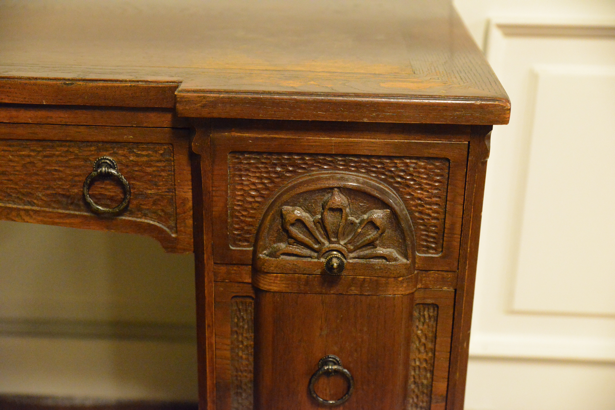 Vintage Romweber Viking Oak Desk | EBTH