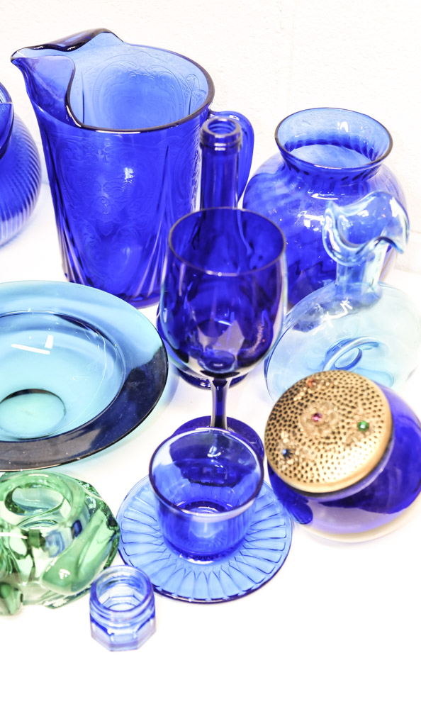 Cobalt Blue Glass Collection | EBTH
