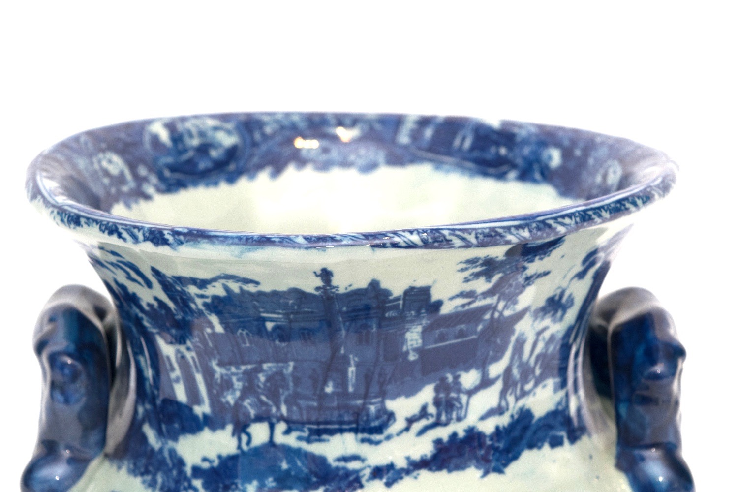 Blue and White Victoria Ware Ironstone Vase | EBTH
