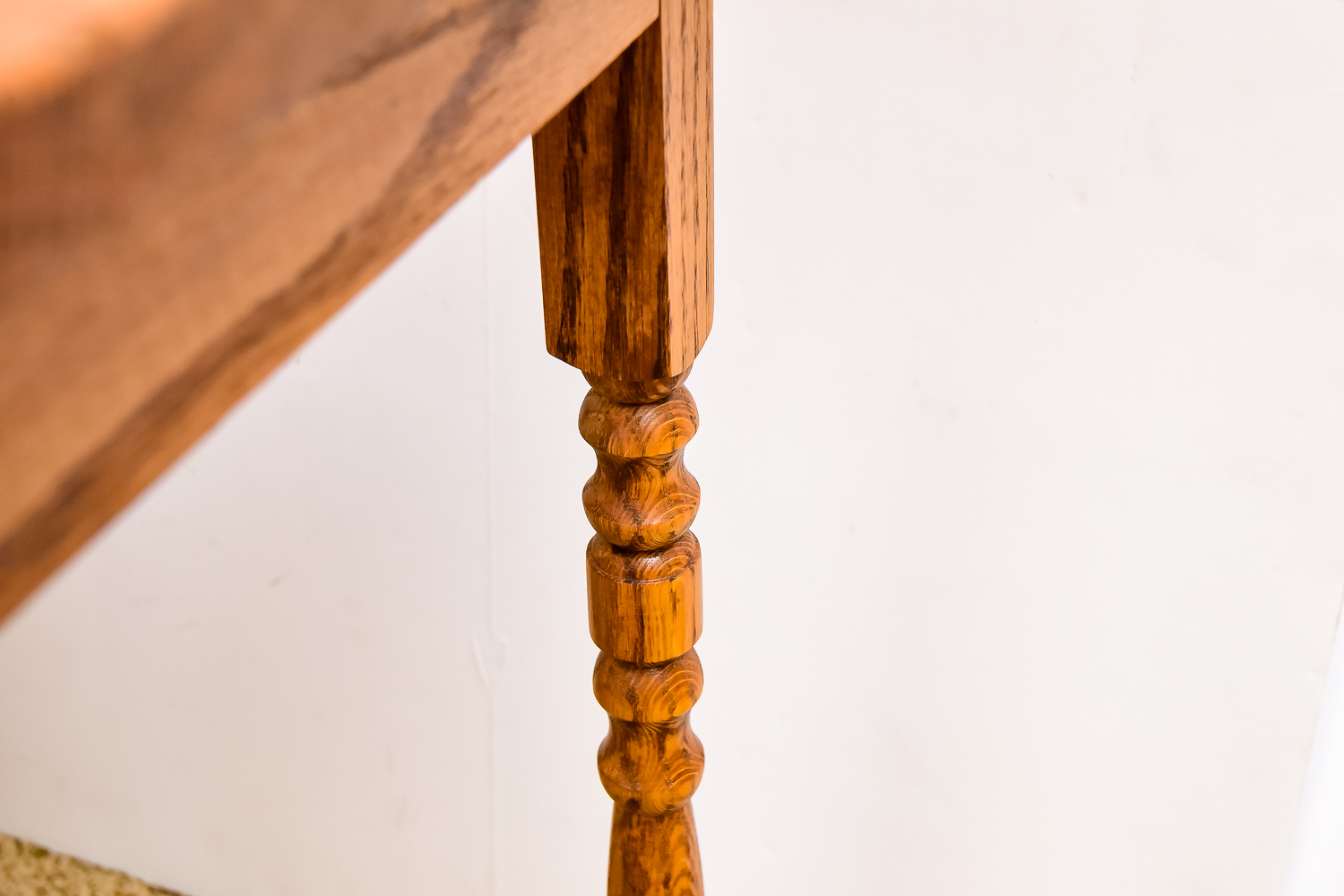 Oak Wood End Table | EBTH