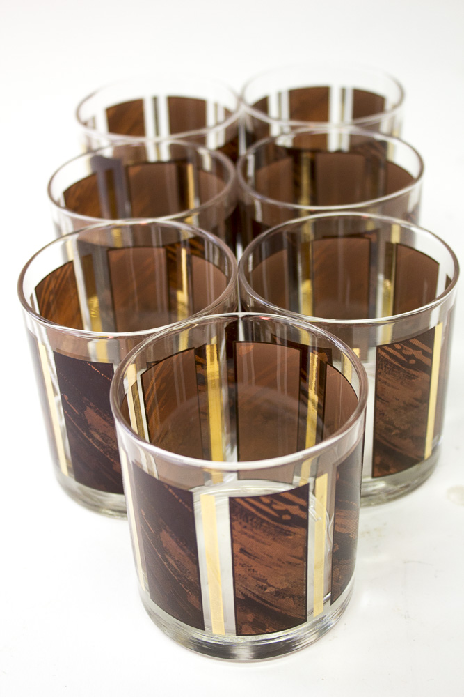 Vintage Rocks Glass Set | EBTH