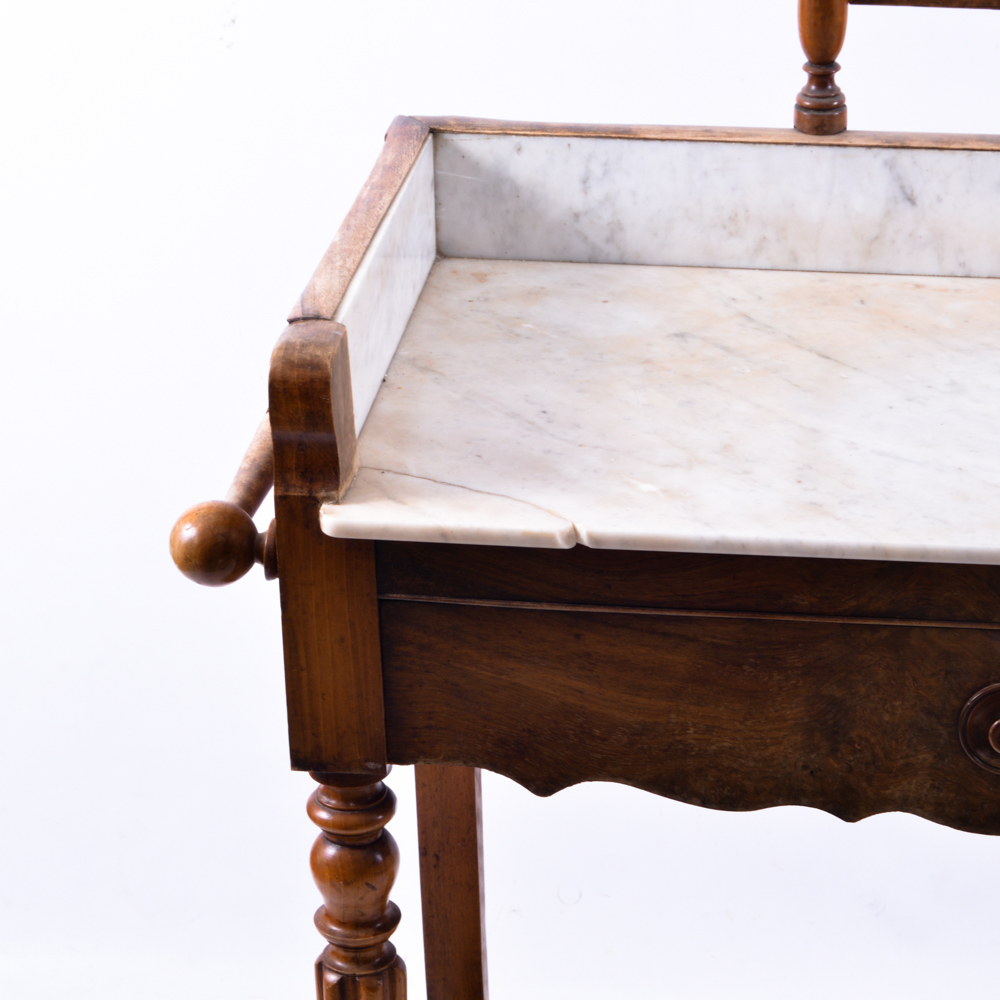 19th Century French Wash Stand in Walnut | EBTH