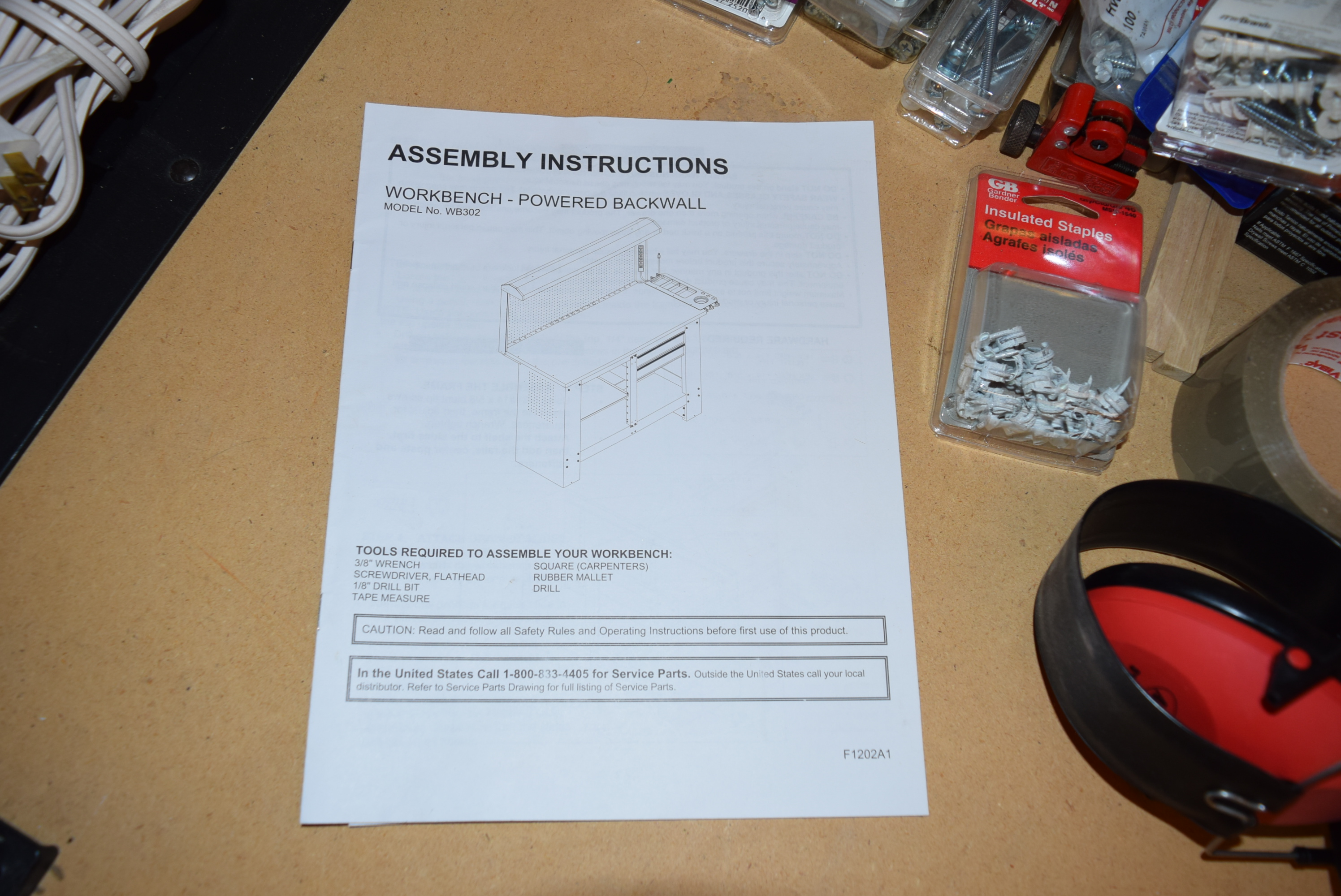 Waterloo Workbench with Powered Back Wall with a Generous Tool ...