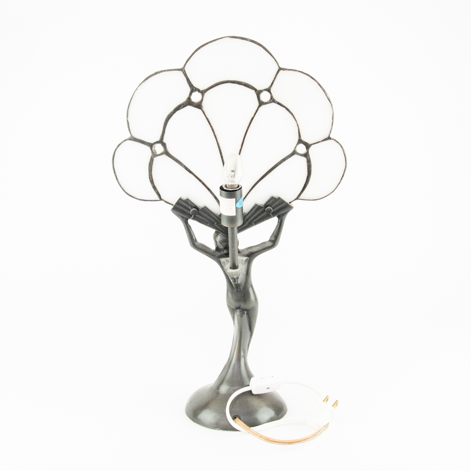 Art Deco Female Figure Table Lamp | EBTH