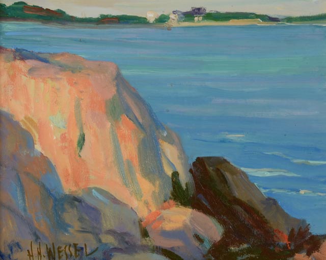 Herman Henry Wessel Original Oil Coastal Landscape | Everything But The ...