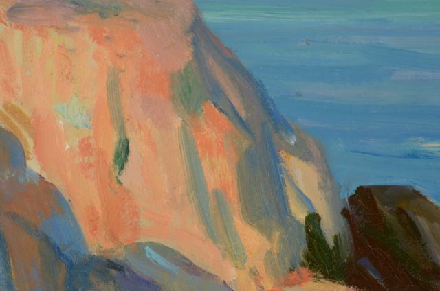 Herman Henry Wessel Original Oil Coastal Landscape | Everything But The ...