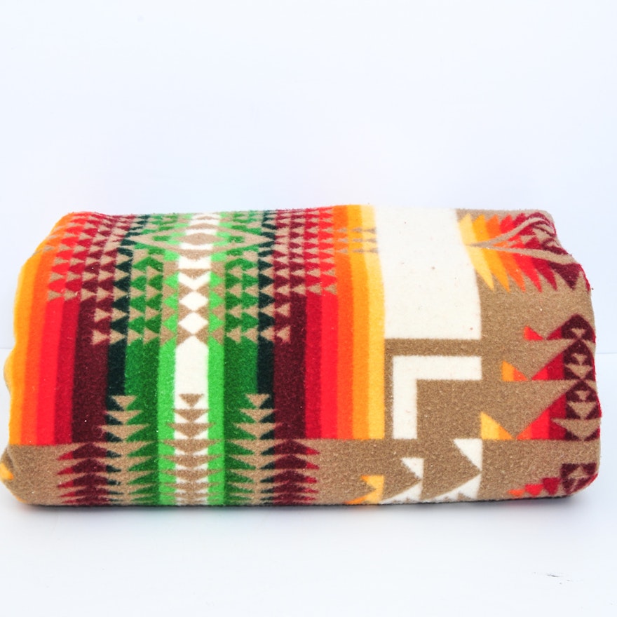 Pendleton Beaver State Robes And Shaws Wool Blanket Ebth