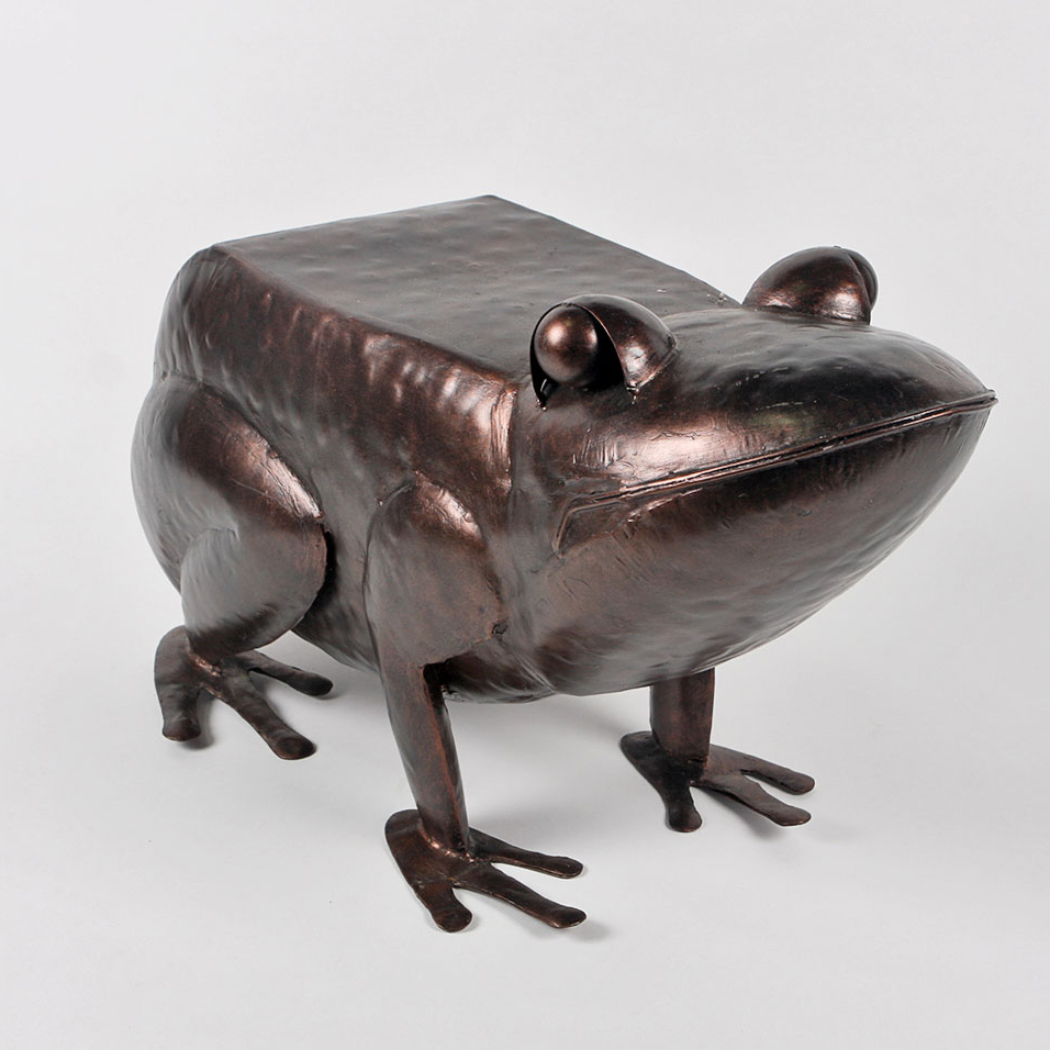 Large Hammered Aluminum Frog | Everything But The House