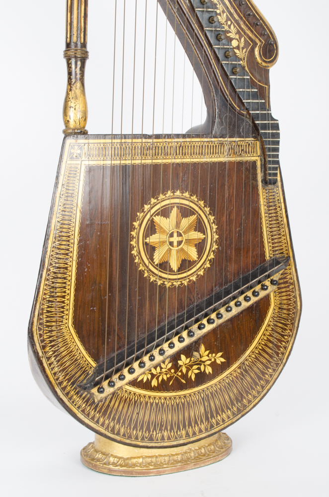 Antique Dital Harp and Case | EBTH
