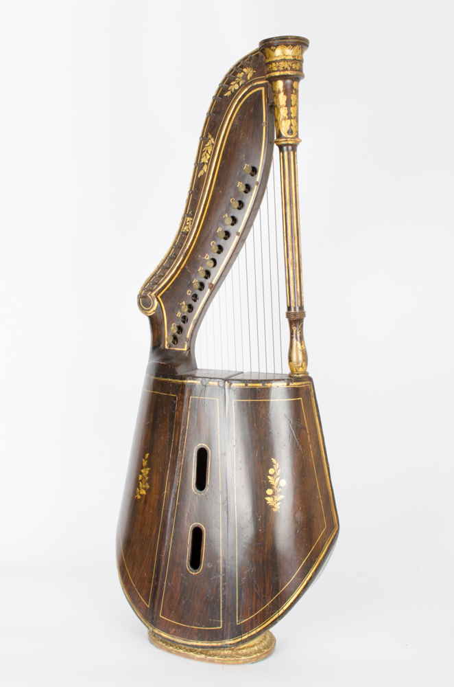 Antique Dital Harp and Case | EBTH
