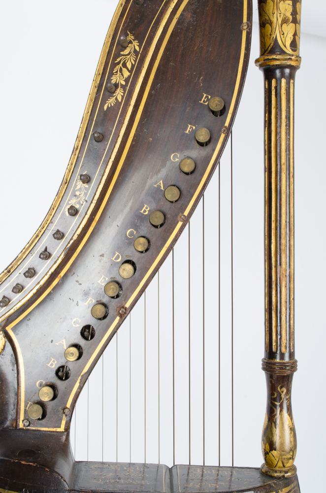 Antique Dital Harp and Case | EBTH
