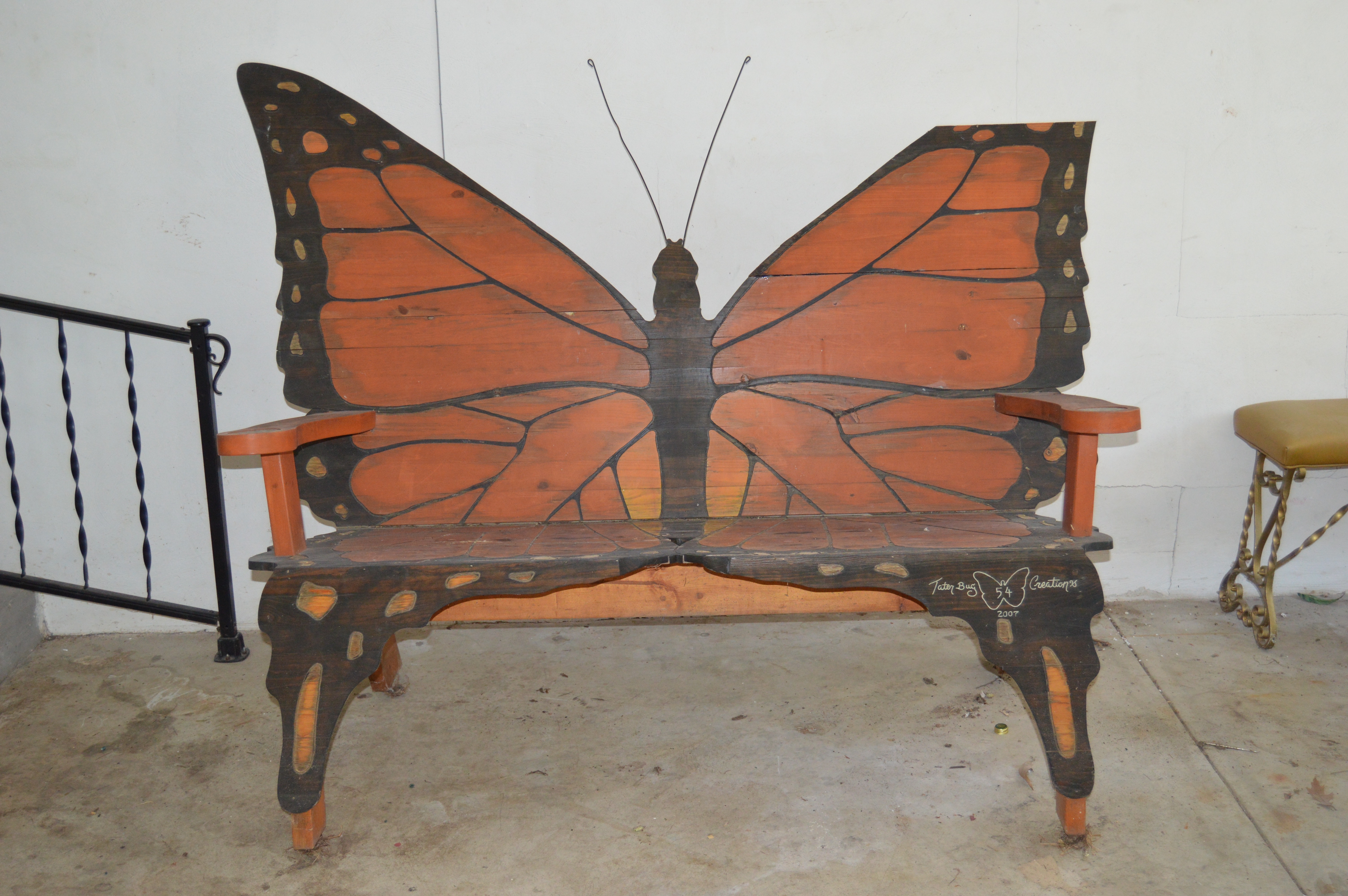 Unique Butterfly Bench | EBTH