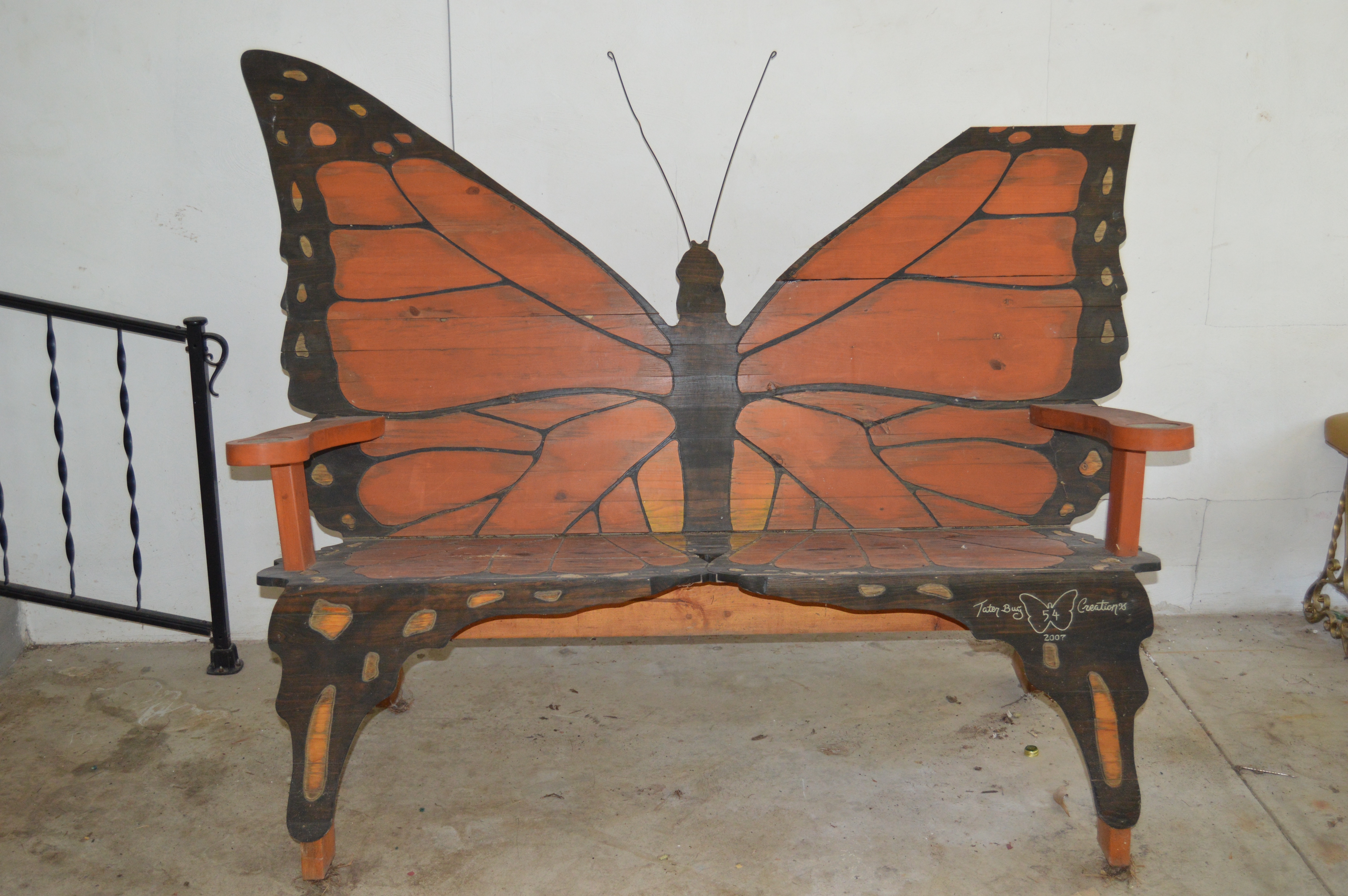 Unique Butterfly Bench | EBTH