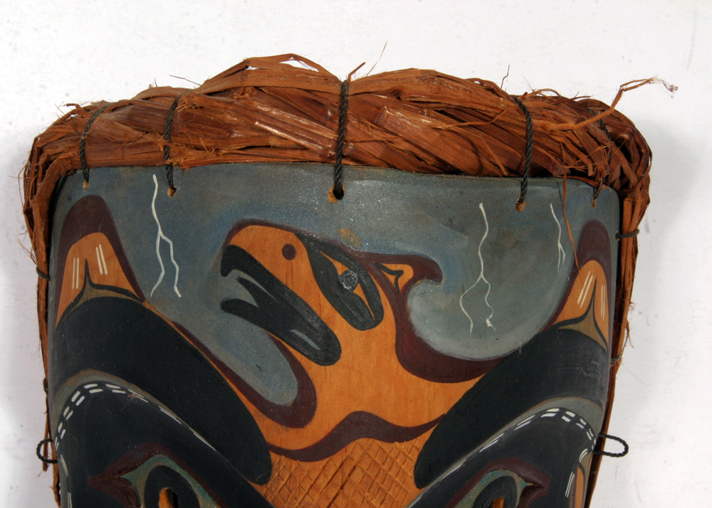 T. Enoch Corson Lummi Carved Wood Mask | EBTH