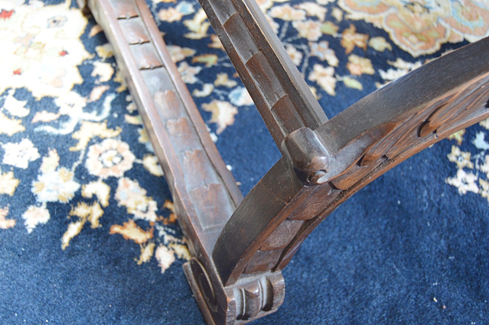 Late 1880s Italian Renaissance Style Man in the Mountain Table | EBTH