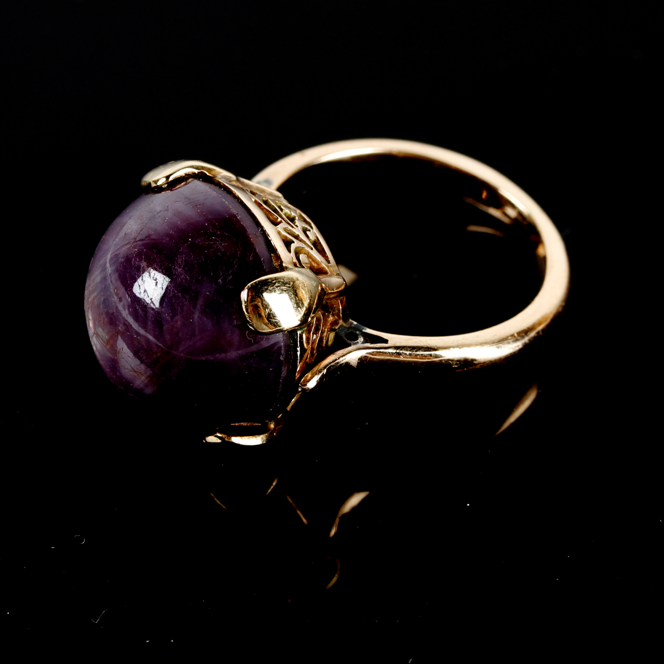 14k Gold and Natural Star Ruby Ring | EBTH