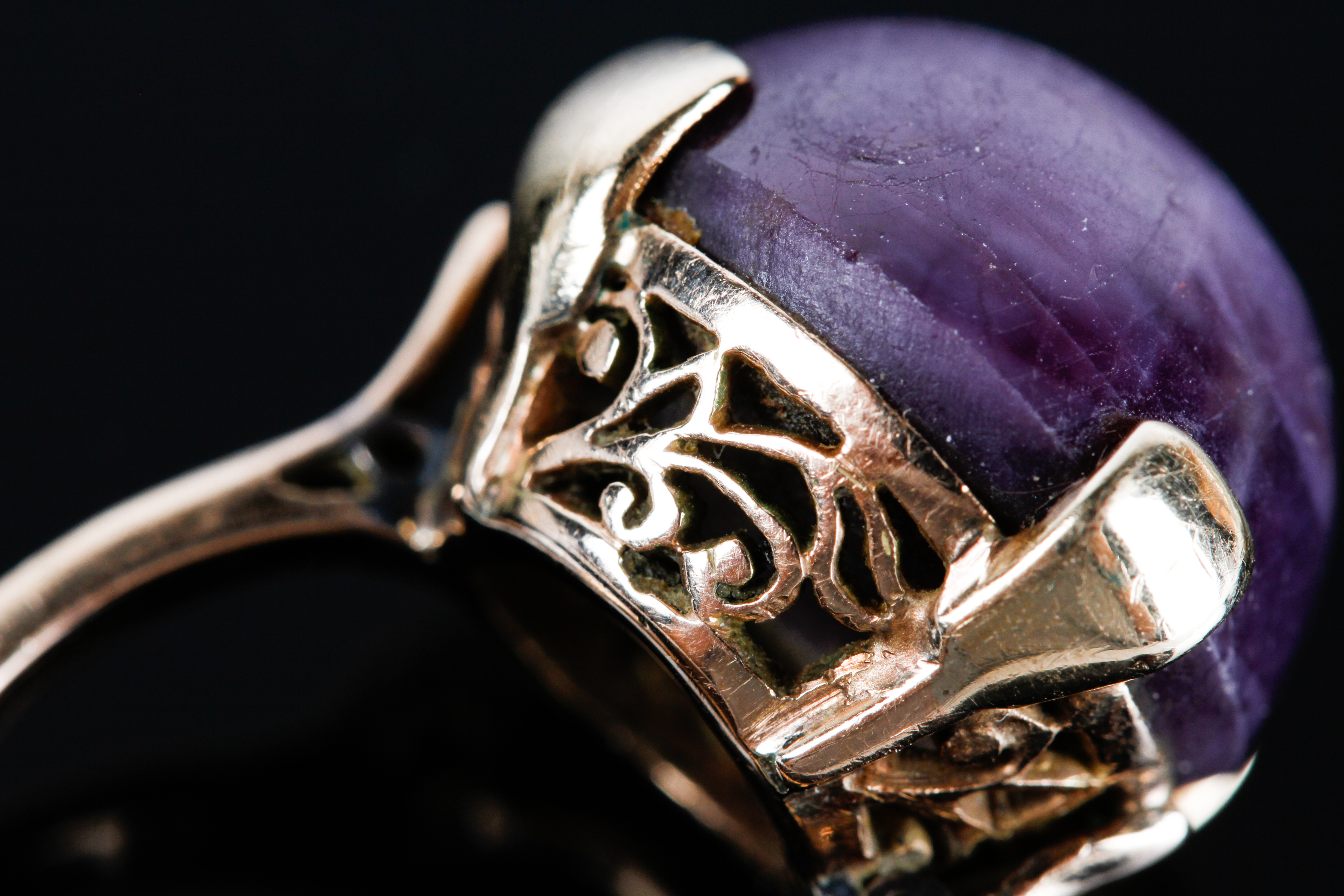 14k Gold and Natural Star Ruby Ring | EBTH