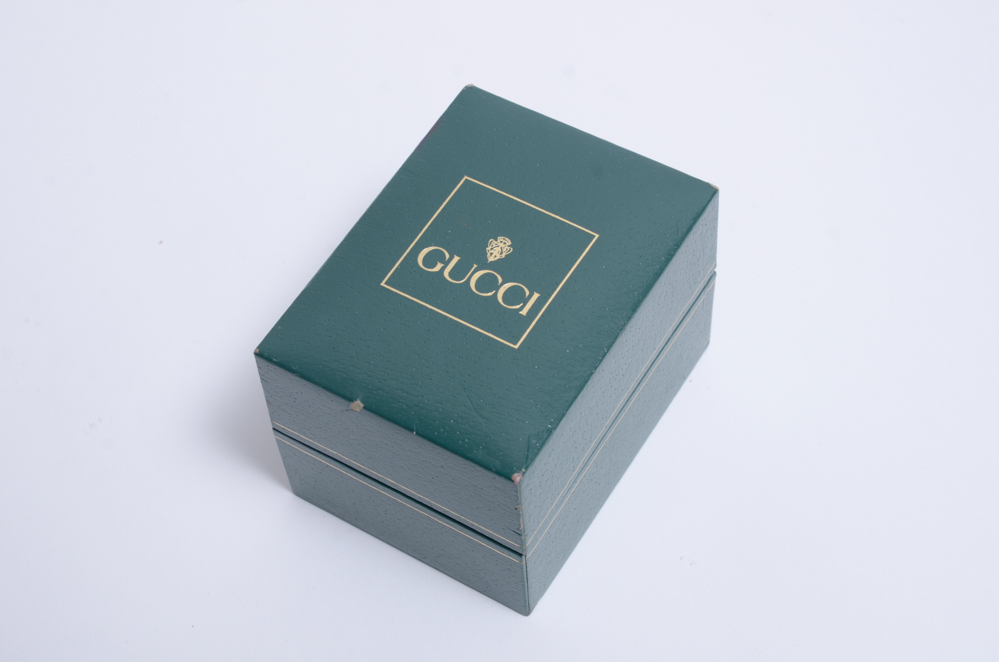 Gold Tone Gucci Interchangeable Watch with Assorted Bezel Rings | EBTH