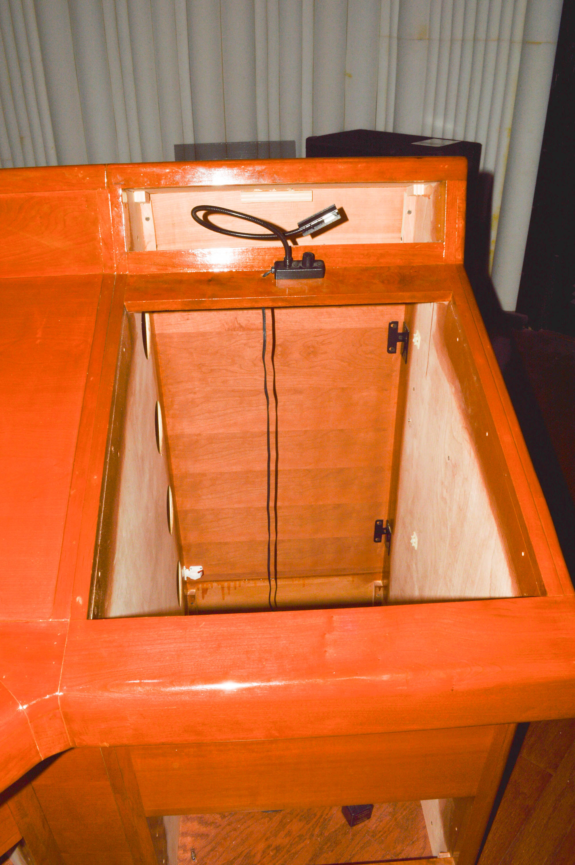 Studio Console With Slanted Work Surface | EBTH