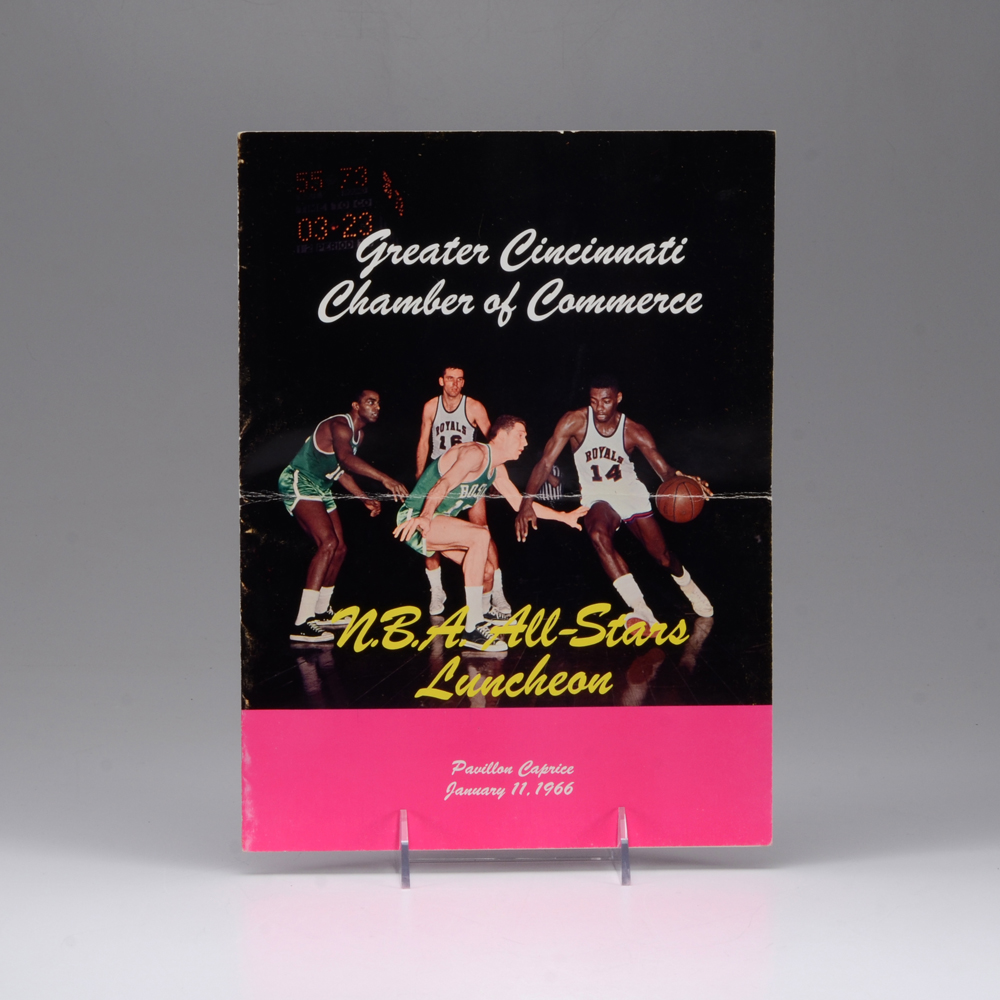 Rare 1966 NBA All Star Game Luncheon Program, Ticket, And More | EBTH
