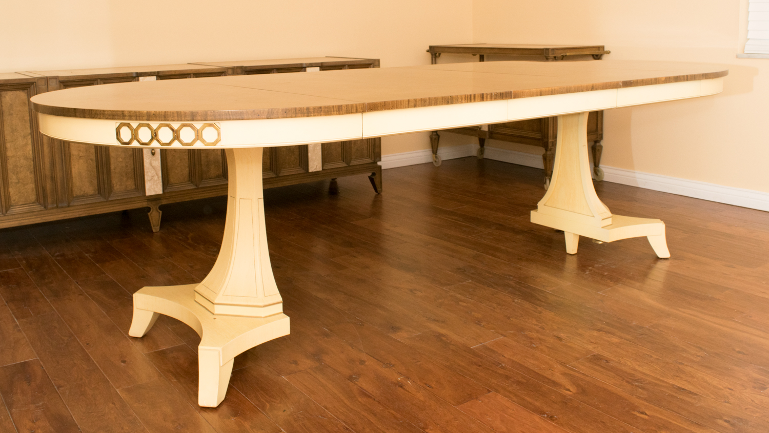 Mid-Century Romweber Dining Table with Six Chairs, Circa 1962 ...