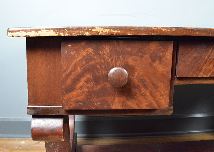 Circa 1870 Empire Style Library Table | EBTH