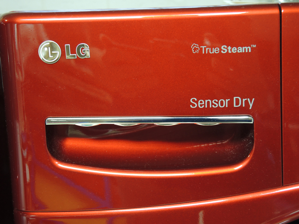 LG Cherry Red Front Loading HE Washer and Dryer Set | EBTH